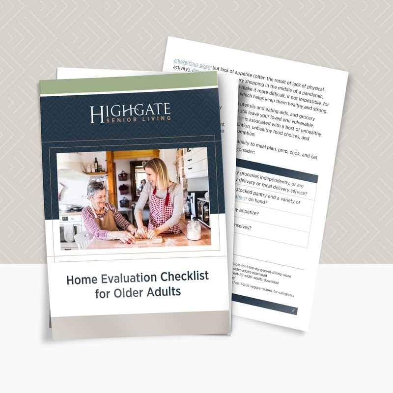 Home Evaluation Checklist for Older Adults | Highgate Senior Living
