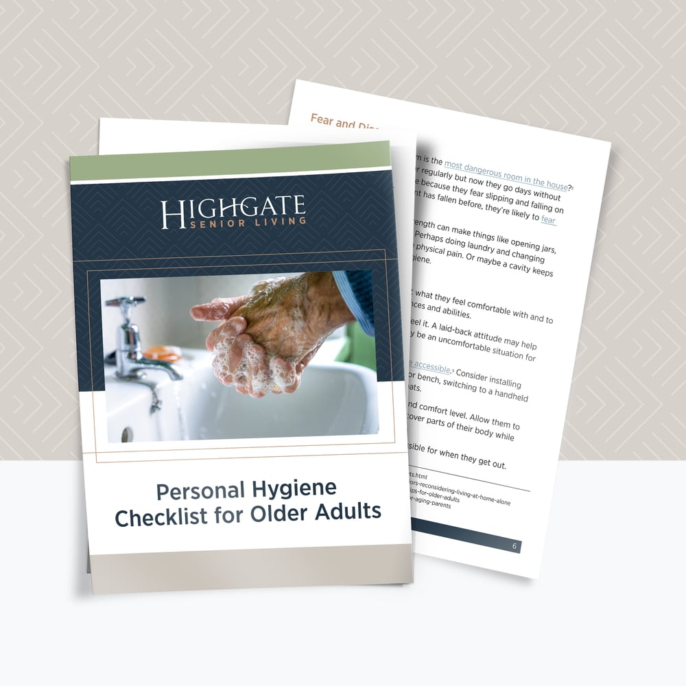 Personal Hygiene Checklist for Older Adults | Highgate Senior Living